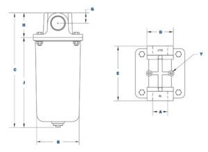 Maradyne FPD Series Return Line Filter Assemblies - Filter Products Company