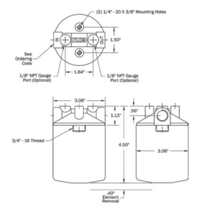 Maradyne 15 Series Spin-on Filter Heads - Filter Products Company